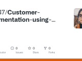Github 66 47 Customer Segmentation Using Unsupervised Ml