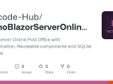 Github Netcode Hub Demoblazorserveronlinepostoffice Blazor Server