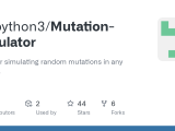 Github Mkpython3 Mutation Simulator A Tool For Simulating Random