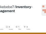 Github Getugithub Inventory Management In Java Ee