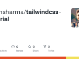 Github Mitinsharma Tailwindcss Tutorial
