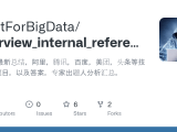 Github Fightforbigdata Interview Internal Reference 2019年最新总结 阿里 腾讯