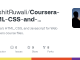 Github Harshitruwali Coursera Html Css And Javascript For Web