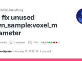 Fix Unused Down Sample Voxel M Parameter By Kacpersynator Pull