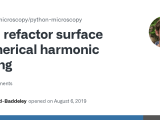 Refactor Surface Spherical Harmonic Fitting Issue 83 Python