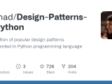 Github Gennad Design Patterns In Python A Collection Of Popular