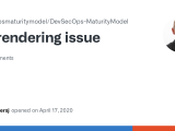 Rendering Issue Issue 9 Devsecopsmaturitymodel Devsecops