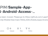 Github Caapim Sample App Mas Android Access Api Geolocation And Otp