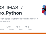 Github Bios Imasl Intro Python Introducción Rápida A Python Y