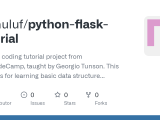 Github Mkhuluf Python Flask Tutorial This Is A Coding Tutorial