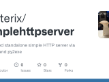 Github Dipterix Simplehttpserver Compiled Standalone Simple Http