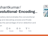 Github Shushantkumar Convolutional Encoding Decoding This Repository