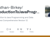 Github Jonathan Birkey Introductiontojavaprogramming Introduction To