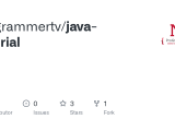 Github Programmertv Java Tutorial
