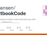 Github Lphansen Textbookcode This Repository Contains Code Intended