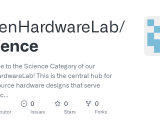 Github Openhardwarelab Science Welcome To The Science Category Of