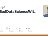 Github Rrgaire Applieddatasciencewithpython
