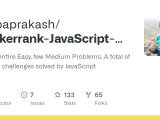 Github Prabaprakash Hackerrank Javascript Solutions Solved Entire