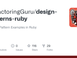 Github Refactoringguru Design Patterns Ruby Design Pattern Examples