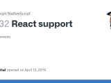 React Support Issue 7132 Nativescript Nativescript Github