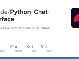Github Josode Python Chat Interface A Chat Gui I Ve Been Working On