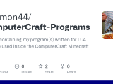 Github Zulumon44 Computercraft Programs A Repo Containing My Program