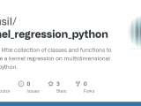 Kernel Regression Python Kernel Regression Py At Master Digusil
