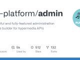 Github Api Platform Admin A Beautiful And Fully Featured