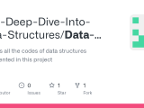 Github 3ds Deep Dive Into Data Structures Data Structures