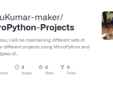 Github Anbukumar Maker Micropython Projects In This Repo I Will Be