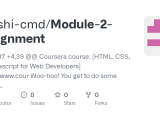Github Sakshi Cmd Module 2 Assignment 4 37 4 39 Coursera