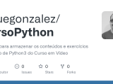 Github Cauegonzalez Cursopython Projeto Para Armazenar Os Conteúdos