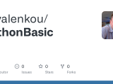Github Kovalenkou Pythonbasic