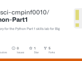 Github Pitt Sci Cmpinf0010 Python Part1 Repository For The Python