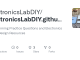 Github Electronicslabdiy Electronicslabdiy Github Io Programming
