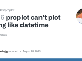 Proplot Can T Plot String Like Datetime Issue 436 Proplot Dev