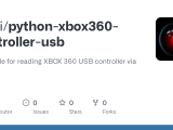 Github Fferri Python Xbox360 Controller Usb A Module For Reading