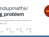 Github Standupmaths Frog Problem Here Is The Frog Problem Code I