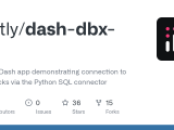 Github Plotly Dash Dbx Sql Simple Dash App Demonstrating Connection