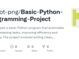 Github G Bot Png Basic Python Programming Project I Developed A