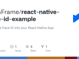 Github Withframe React Native Face Id Example Integrate Face Id Into
