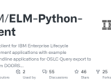 Github Ibm Elm Python Client Python Client For Ibm Enterprise