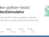 Github Ev3dev Python Tools Ev3dev2simulator Simulator For An Ev3