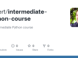 Github Exbert Intermediate Python Course An Intermediate Python Course