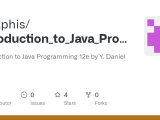 Github Emaphis Introduction To Java Programming Introduction To Java