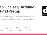 Github Difflab Ucalgary Arduino Mpr 121 Setup Demo Code For Setting