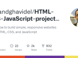 Html Css Javascript Projects For Beginners Index Html At Main