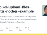 Github Treepixel Upload Files Reactjs Nodejs Example Example Of