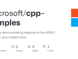 Github Microsoft Cpp Samples Samples Demonstrating Features Of The