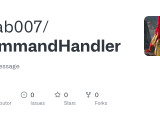 Github Grab007 Commandhandler Send Message